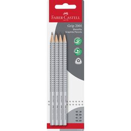 Faber-Castell Bleistift Bleistift Grip 2001 4 Stück auf Blisterkarte