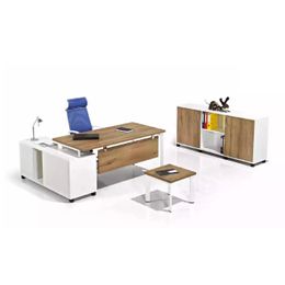 JVmoebel Eckschreibtisch Luxus Weiße Arbeitszimmer Möbel Büroeinrichtung Garnitur Set Neu 3tlg