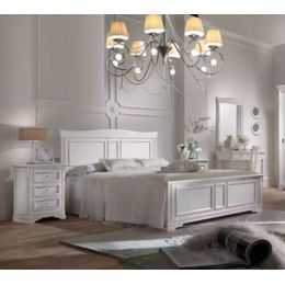 JVmoebel Schlafzimmer-Set Komplettes Schlafzimmer Bett 2x Nachttische 3 tlg. Sets Designer Luxus
