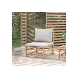 vidaXL Gartenlounge-Set, grau