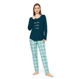 Rösch Rösch Pyjama 1233555, blau|grün