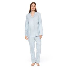 Rösch Rösch Pyjama 1233550, blau|weiß