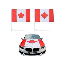 Sonia Originelli Fahne Auto-Fan-Paket Kanada Canada Außenspiegel Magnet Motorhaubenüber