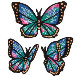buttinette Applikation "Schmetterling", Größe: 3,9–6 cm, Inhalt: 3 Stück