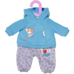 Baby Born Zapf Creation® Puppenkleidung Dolly Moda, Sport-Outfit, blau Hund, 30 cm, bunt