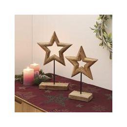 Weihnachtsdeko Stern, 2er Set