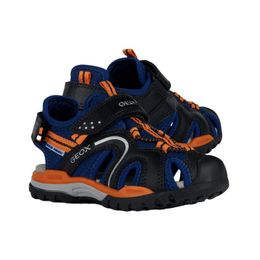 Geox - Trekking-Sandalen BOREALIS mit Zehenschutz in navy/orange, Gr.30