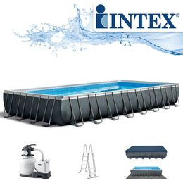 Frame Pool Set Ultra Quadra xtr 975 x 488 x 132 cm - mit Salzwassersystem - Intex