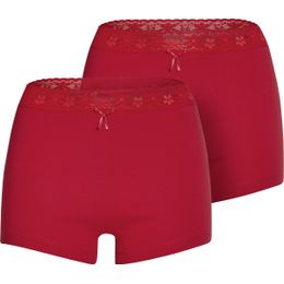 w&auml;schepur Damen Panty rot, Gr&ouml;&szlig;e 48