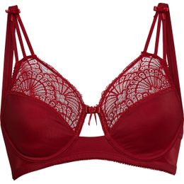 w&auml;schepur Damen B&uuml;gel-BH mit Spitze kirsche, Gr&ouml;&szlig;e 95C