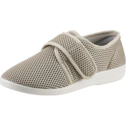 Damen Hausschuh beige, Gr&ouml;&szlig;e 38