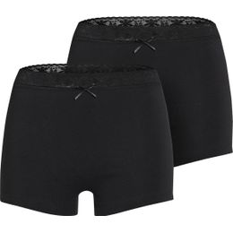 w&auml;schepur Damen Panty schwarz, Gr&ouml;&szlig;e 44