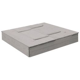Roba® Sandkasten, aufklappbar zu 2 Bänken, HxBxT: 21,5 x 127 x 123,5 cm, grau