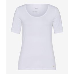 Brax Damen Shirt Style CORA, Weiß, Gr. 48