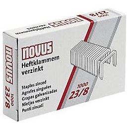 Novus Novus OFFICE Heftklammern 23/8 042-0040 Stahl Silber 1000 Heftklammern