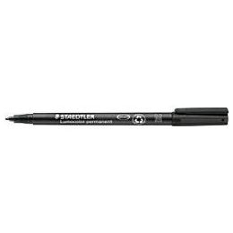 Staedtler Lumocolor Folienstifte Mittel Rundspitze Schwarz 10 Stück