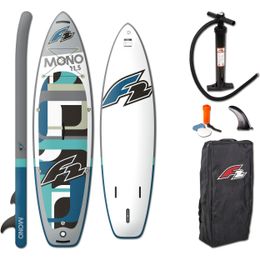 F 2 SUP-Board F2 "Mono ohne Paddel" Wassersportboards Gr. 10,5 320 cm, blau Stand Up Paddle