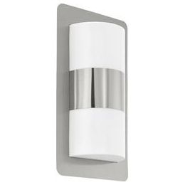 Eglo Außen-Wandleuchte Cistierna E27 edelstahl/weiß Up- & Downlight