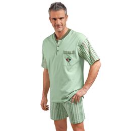 Schlafanzug COMTE Gr. 60, grün (schilf) Herren Homewear-Sets Nachtwäsche