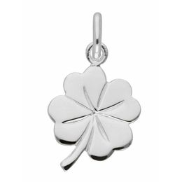 Adelia´s Adelia´s Kettenanhänger 925 Silber Anhänger Kleeblatt, 925 Sterling Silber Silberschmuck für Damen, silberfarben