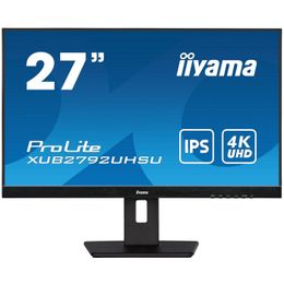 iiyama XUB2792UHSU-B5 LED-Monitor (68,5 cm/27 ", 3840 x 2160 px, 4K Ultra HD, 4 ms Reaktionszeit, 60 Hz, IPS-LED), schwarz