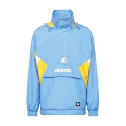 Starter Black Label Jacke Herren Größe M hellblau / gelb / weiß