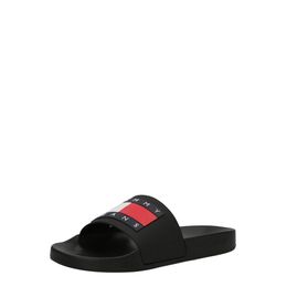 Tommy Jeans Badeschuh 'Essential' Herren Größe 45 navy / rot / schwarz / weiß