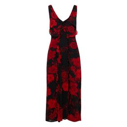 S&aacute;vel Kleid 'JAZMINA' Damen Gr&ouml;&szlig;e 40 rot / schwarz Winterkleid