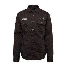 Brandit Button Up Shirt 'Luis' male Grey size 5XL
