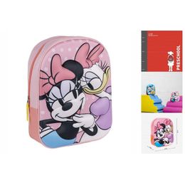 Disney Minnie Mouse Rucksack Minnie mouse Kinder-Rucksack Minnie Mouse Rosa 25 x 31 x 10 cm