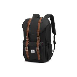 TAN.TOMI Schulrucksack TAN.TOMI Tagesrucksack »Schulrucksack Groß Damen Herren Freizeitrucksack im Retro Design Reiserucksack mit 15" Notebook Fach Lässiger Tagesrucksack viele Fächer Wanderrucksack Schultasche