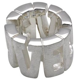 SKIELKA DESIGNSCHMUCK Silberring Silber Ring "LOVE" (Sterling Silber 925) (1-tlg)