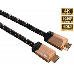 Hama HQ High-Speed HDMI-Kabel 4K 3m vergoldet Video-Kabel