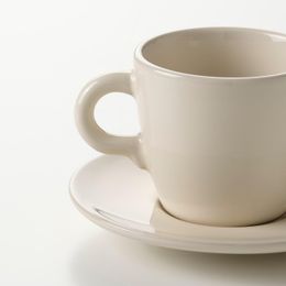 IKEA FÄRGKLAR Tasse mit Untertasse