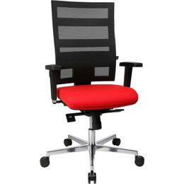 Bürostuhl Topstar "Sitness X-Pander Plus" Stühle rot (rot, schwarz) Drehstühle