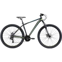 Mountainbike Bikestar Fahrräder Gr. 48 cm, 29 Zoll (73,66 cm), schwarz Hardtail