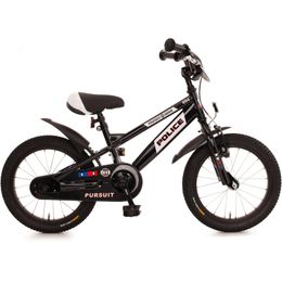 Kinderfahrrad Bachtenkirch "New POLICE" Fahrräder Gr. 25 cm, 16 Zoll (40,64 cm), schwarz Kinder Kinderfahrräder