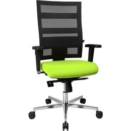 Bürostuhl Topstar "Sitness X-Pander Plus" Stühle grün (grün, schwarz) Drehstühle