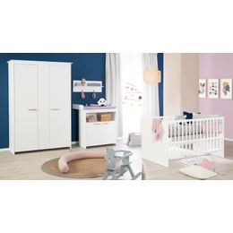 Babyzimmer-Komplettset Roba "Roba Anton" Schlafzimmermöbel-Sets weiß Baby Komplett-Babybetten