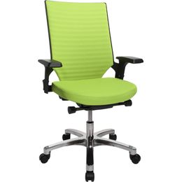 Bürostuhl Topstar "Autosyncron 2" Stühle schwarz (schwarz, grün) Drehstühle