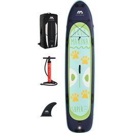 SUP-Board Aqua Marina "Super Trip BT-21ST01" Wassersportboards Gr. 12′ 2″ - 210kg 370 cm, blau (türkis, blau) Stand Up Paddle