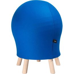 Arbeitshocker Topstar "Sitness 5 Alpine" Hocker Gr. B/H/T: 45 cm x 62 cm x 45 cm, Stoffbezug, blau Zubehör für Wäschepflege
