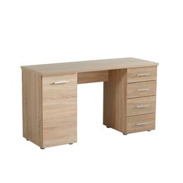 Schreibtisch Inosign "Liber" Tische Gr. B/H/T: 135 cm x 75,5 cm x 50 cm, braun (sonoma eiche) Schreibtische