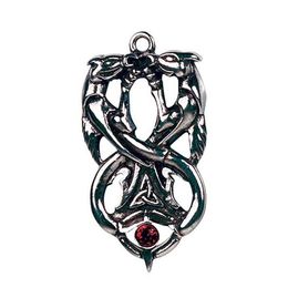 Adelia´s Adelia´s Amulett Anhänger Keltische Zauberei Talisman, Drachen der Wyrd - Mystische Energie des Universum, silberfarben