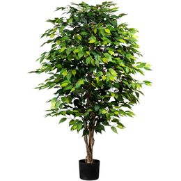 Kunstpflanze Creativ green "Ficus Benjamini" Kunstpflanzen Gr. H: 150 cm, 1 St., grün Künstliche Zimmerpflanzen