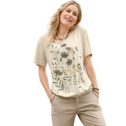 T-Shirt Inspirationen "Shirt" Gr. 52, beige (champagner) Damen Shirts Jersey