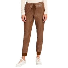 Jogger Pants Heine Gr. 22, Kurzgrößen, braun Damen Hosen Joggpants Track Pants