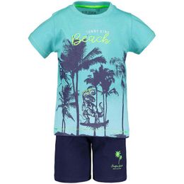 Blue Seven - T-Shirt SUNNY BEACH 2-teilig in lagune, Gr.92