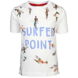 Boboli - T-Shirt SURFER POINT in weiß, Gr.122