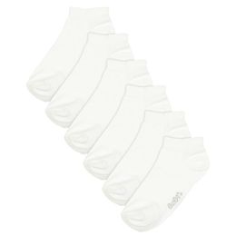 Ewers - Sneaker-Socken ESSENTIAL MIX 6er-Pack in weiß, Gr.23-26